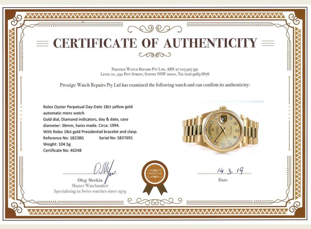 How can I find out the authenticity of my watch? Find the answer with us